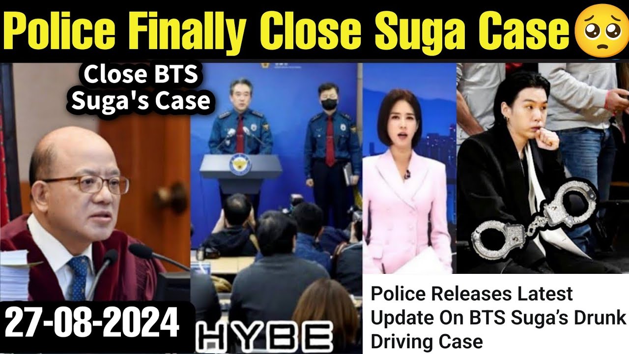 Police Final Verdict on Suga 😨 BTS Suga Latest Update on Acc!dent 😮 BTS ...
