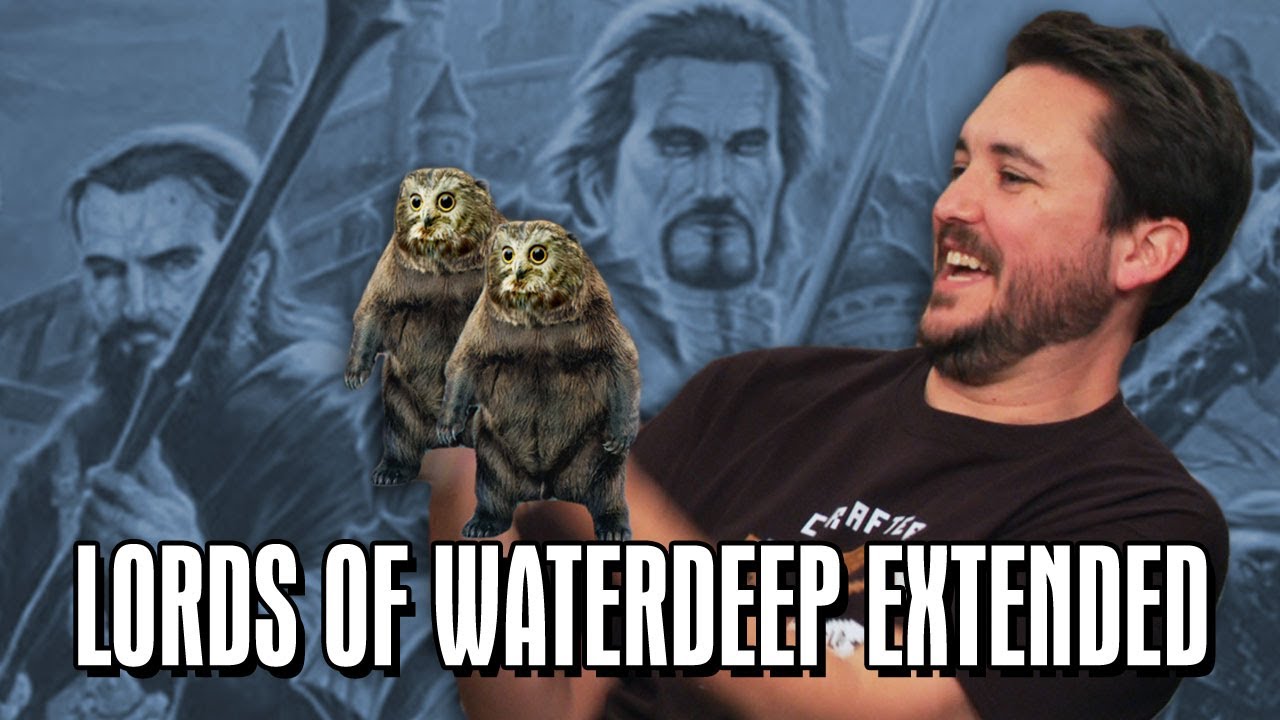Extended TableTop: Lords of Waterdeep (Felicia Day, Pat Rothfuss ...