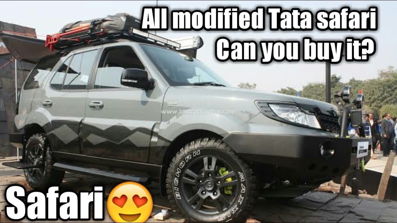 All modified Tata Safari Strome,can you buy them? - YouTube