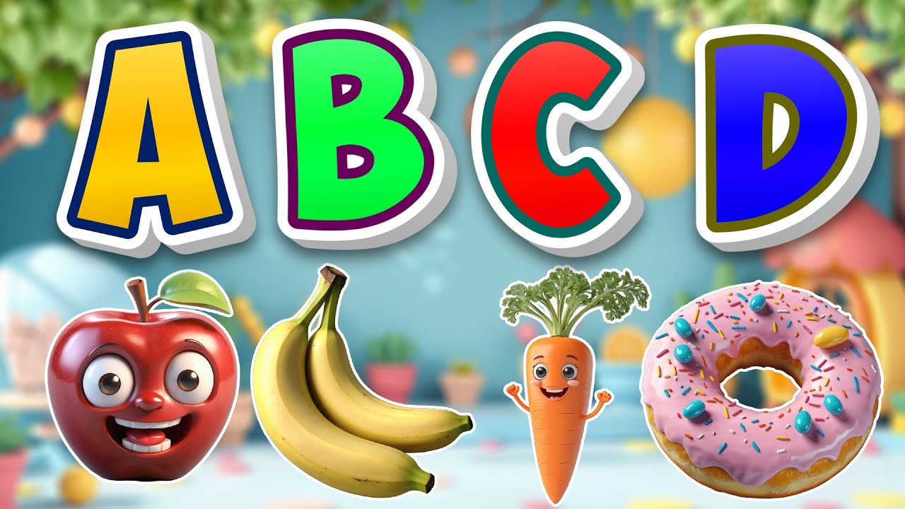 Phonics Song A for Apple | Fun Alphabet Song for Kids | Learn ABCs with ...