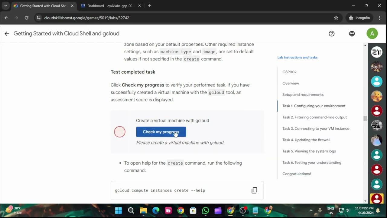Getting Started with Cloud Shell and gcloud| Arcade2024 #GSP002#arcade#goolgecloud#solution# ...
