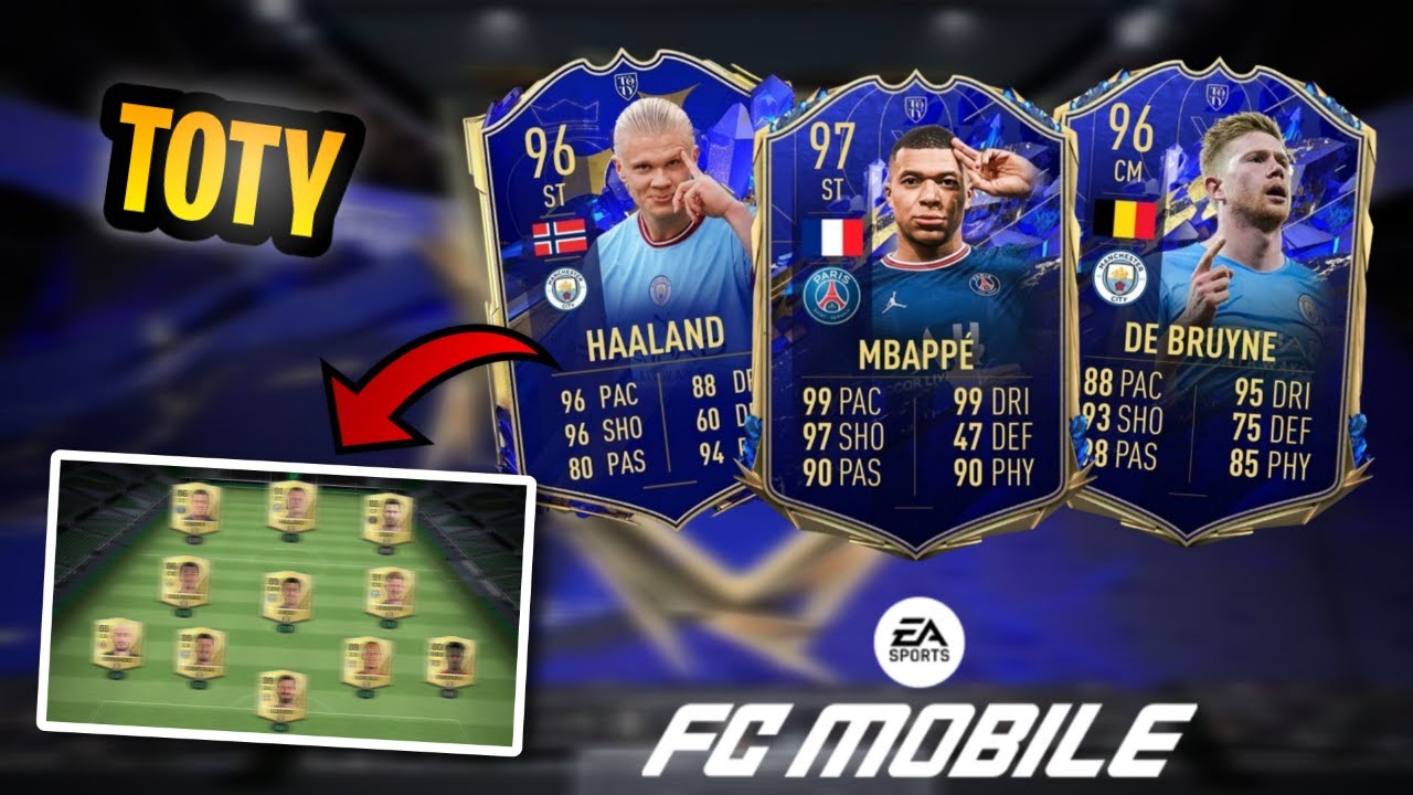 I Build The TOTY Team, but it's only base players - FC Mobile - YouTube