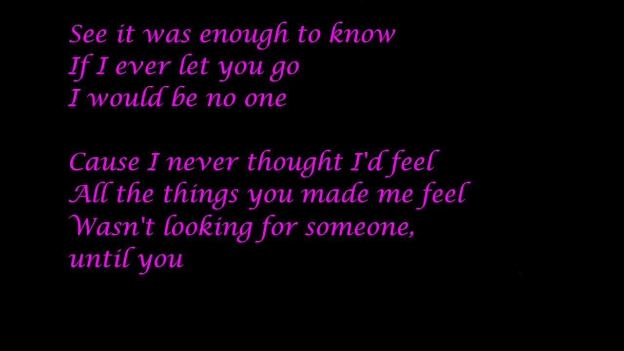 Shayne Ward Until You LYRICS - YouTube