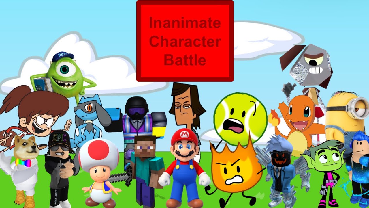 Inanimate Character Battle Episode 2 (Mighty Yet Stupid) Characters ...