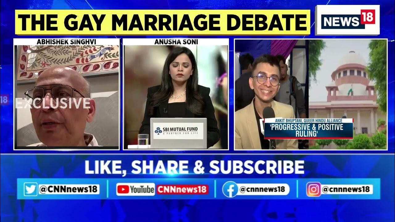Dr Singhvi On Same Sex Marriage Judgment At News18 On 17 10 2023 Youtube