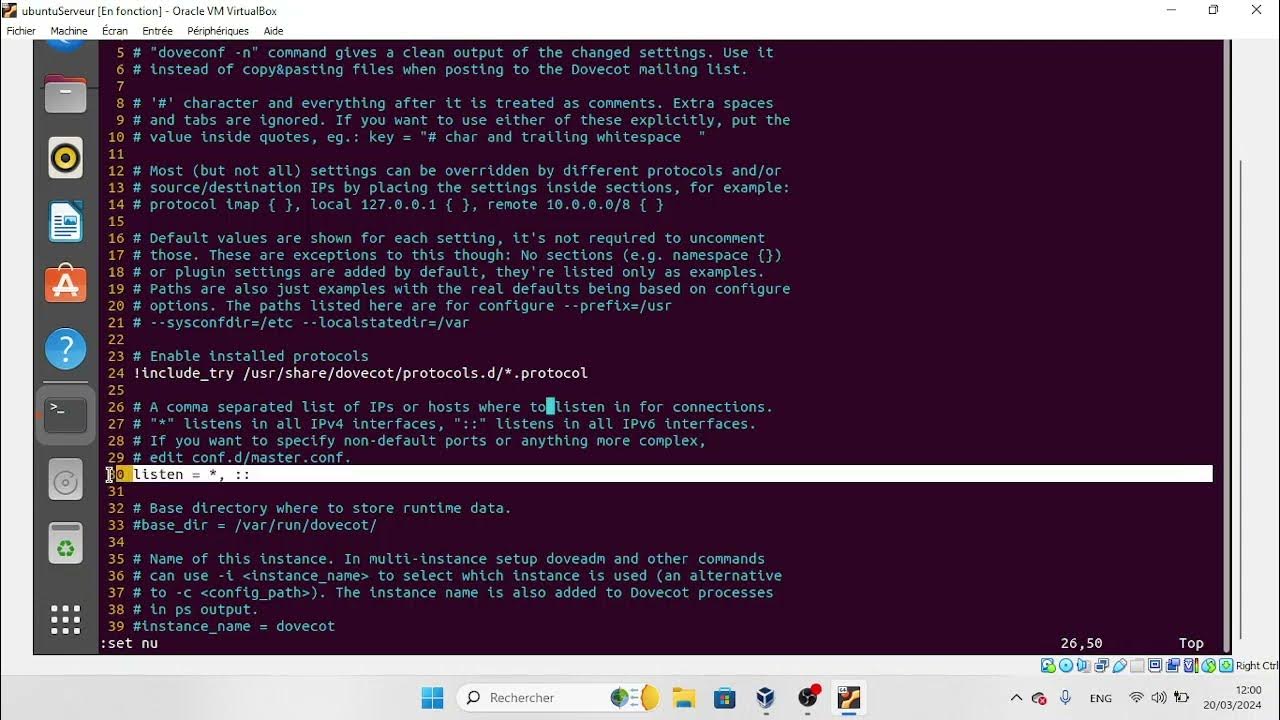 Configuration de Postfix et Dovecot - YouTube