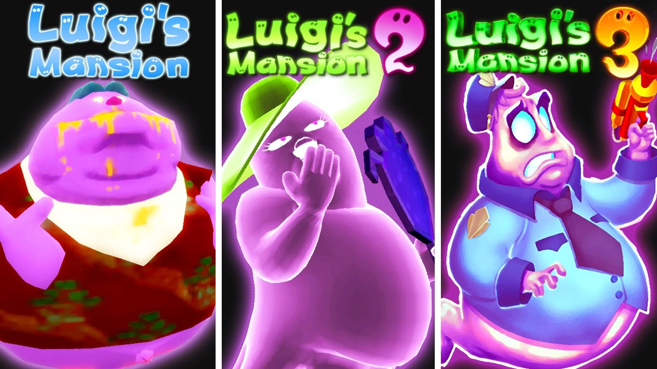 Evolution of Fat Ghosts in Luigi's Mansion (2001-2024) - YouTube