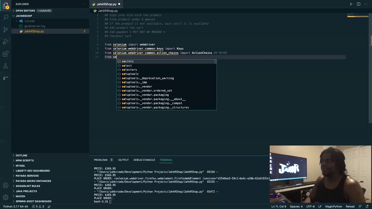 Python Webscrapper Bot for PS5 on Amazon Part 1 - YouTube