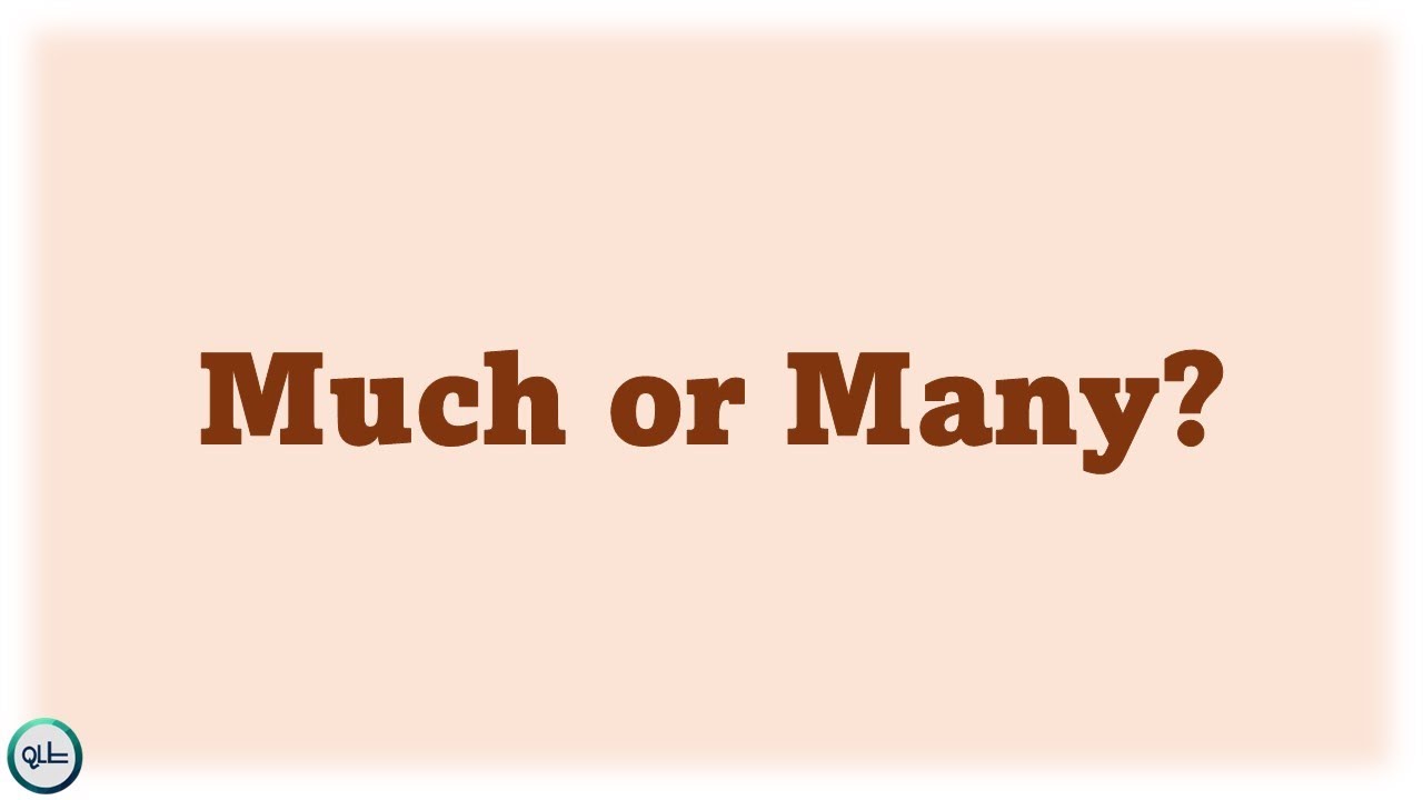 📊 Much or Many? Master This Grammar Rule with 60 Examples! - YouTube