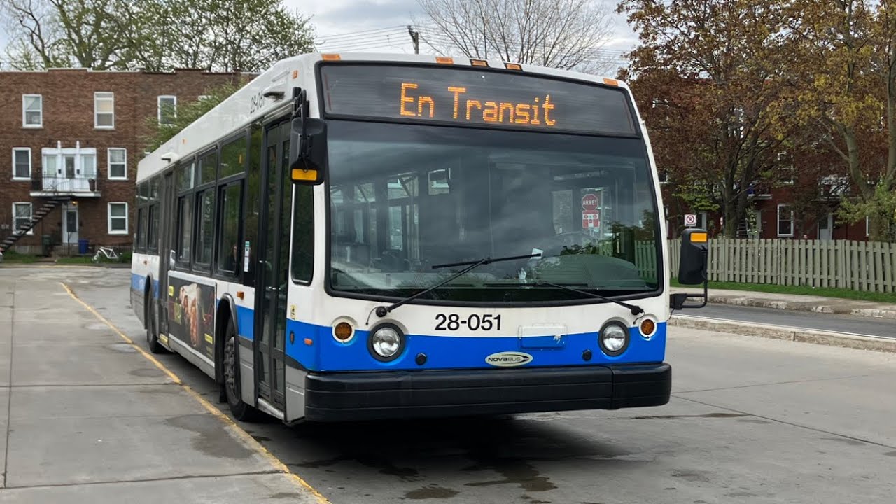 STM Bus # 28-051 Ride On The 71 Du Centre Going East. (2008 NovaBUS LFS ...