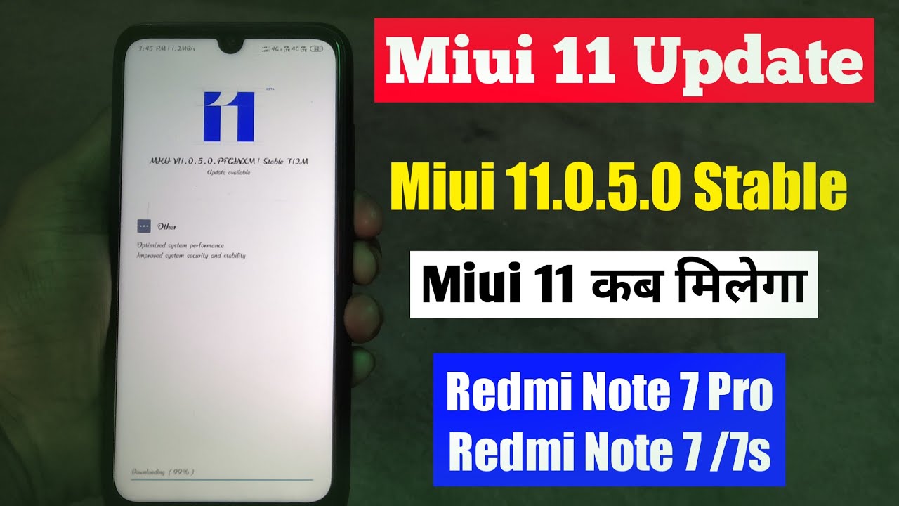 Miui 11 - Miui 11.0.5.0 Stable Update Redmi Note 7 Pro, Redmi Note 7 ...