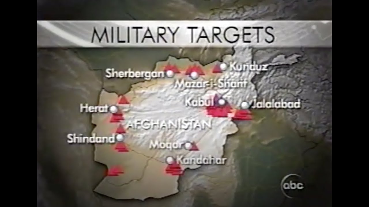 VHS 24 Oct 8 2001 2nd night US Bombing of Afghanistan - YouTube