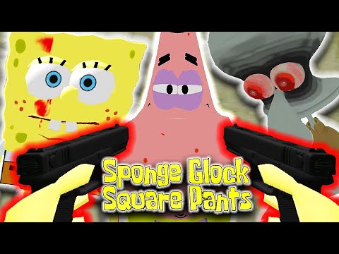 SpongeBob but it's First Person Shooter!!! [ SpongeGlock SquarePants ...