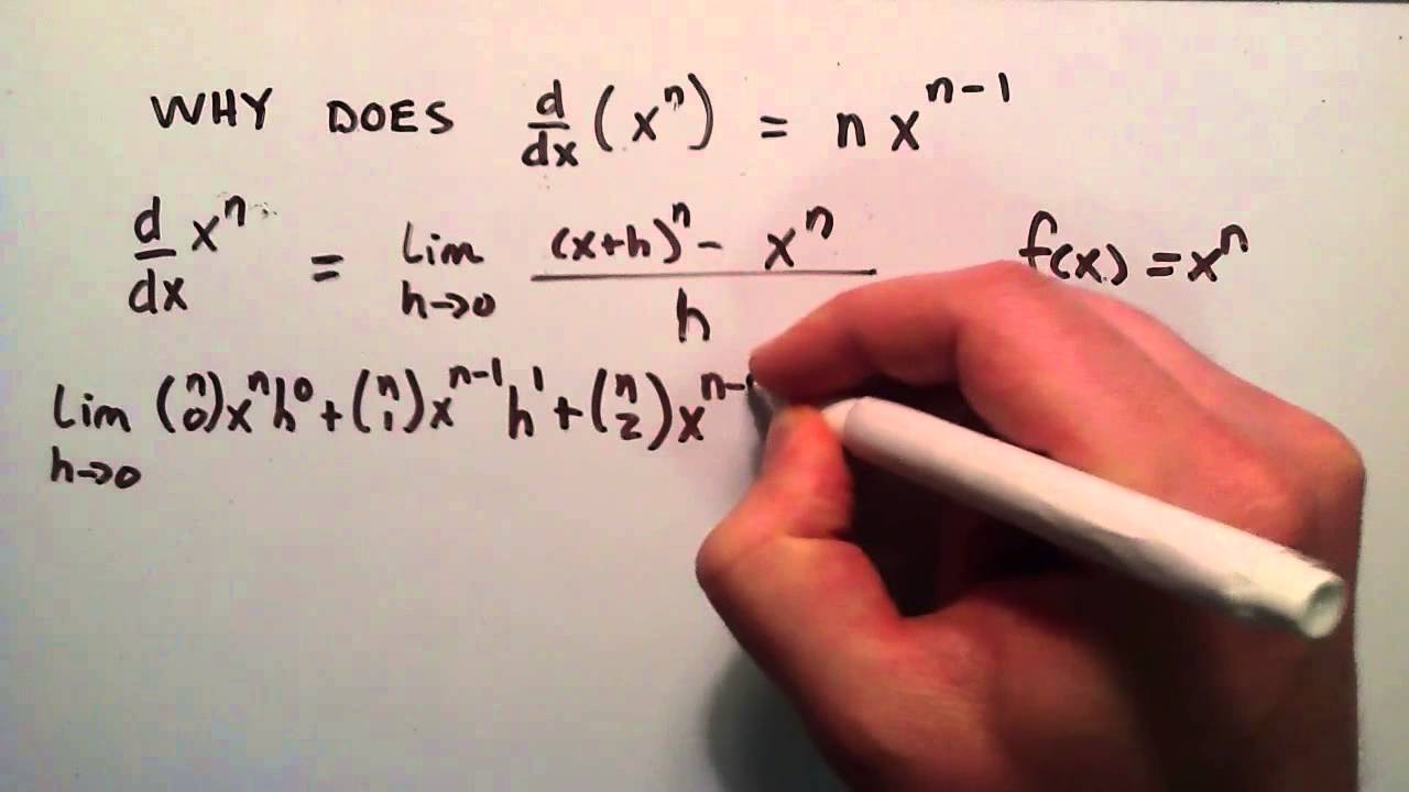 The Proof Why Does D dx x n Nx n 1 Part 4 YouTube The Proof Why Does D dx x n Nx n 1 Part 4 YouTube