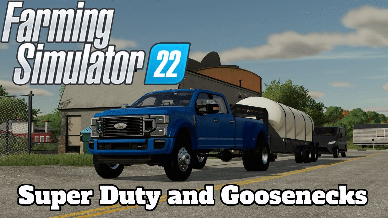 FS22 Mod Spotlight - Super Duty and Goosenecks! - YouTube