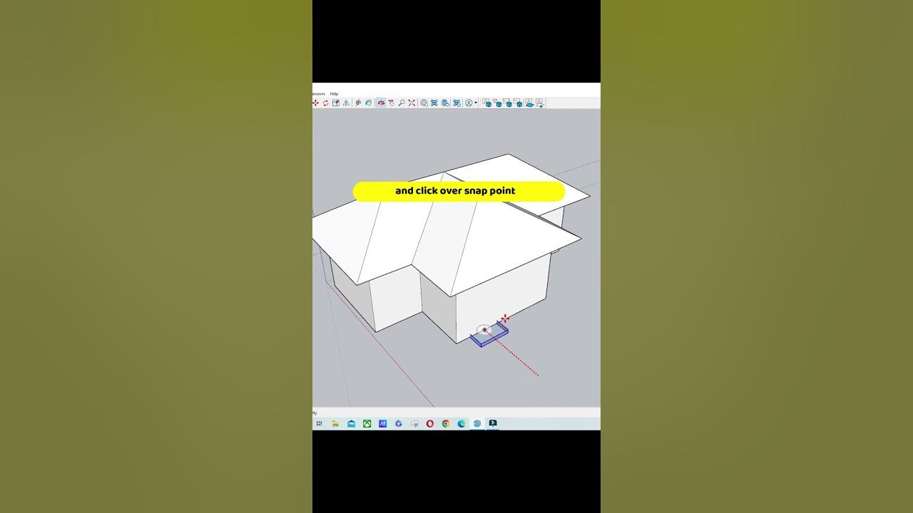 Sketchup 2023 new feature / object snapping #sketchup - YouTube
