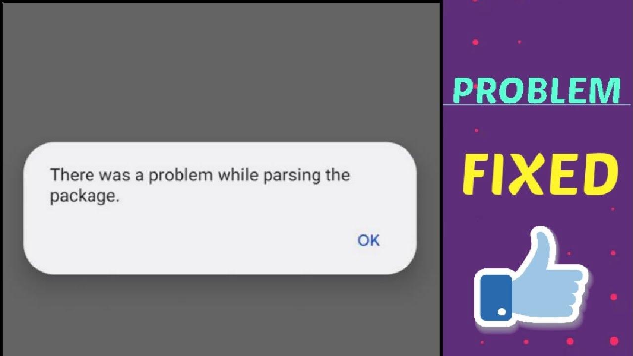 There Was A Problem While Parsing The Package Problem Solved Simplewow Video Youtube
