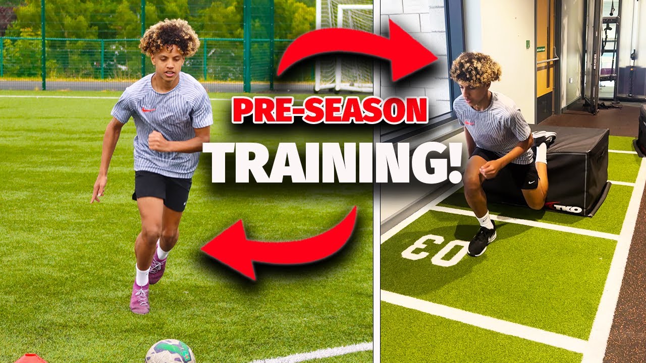 TRAIN LIKE PRO FOOTBALLERS | PRE SEASON TRAINING!! - YouTube