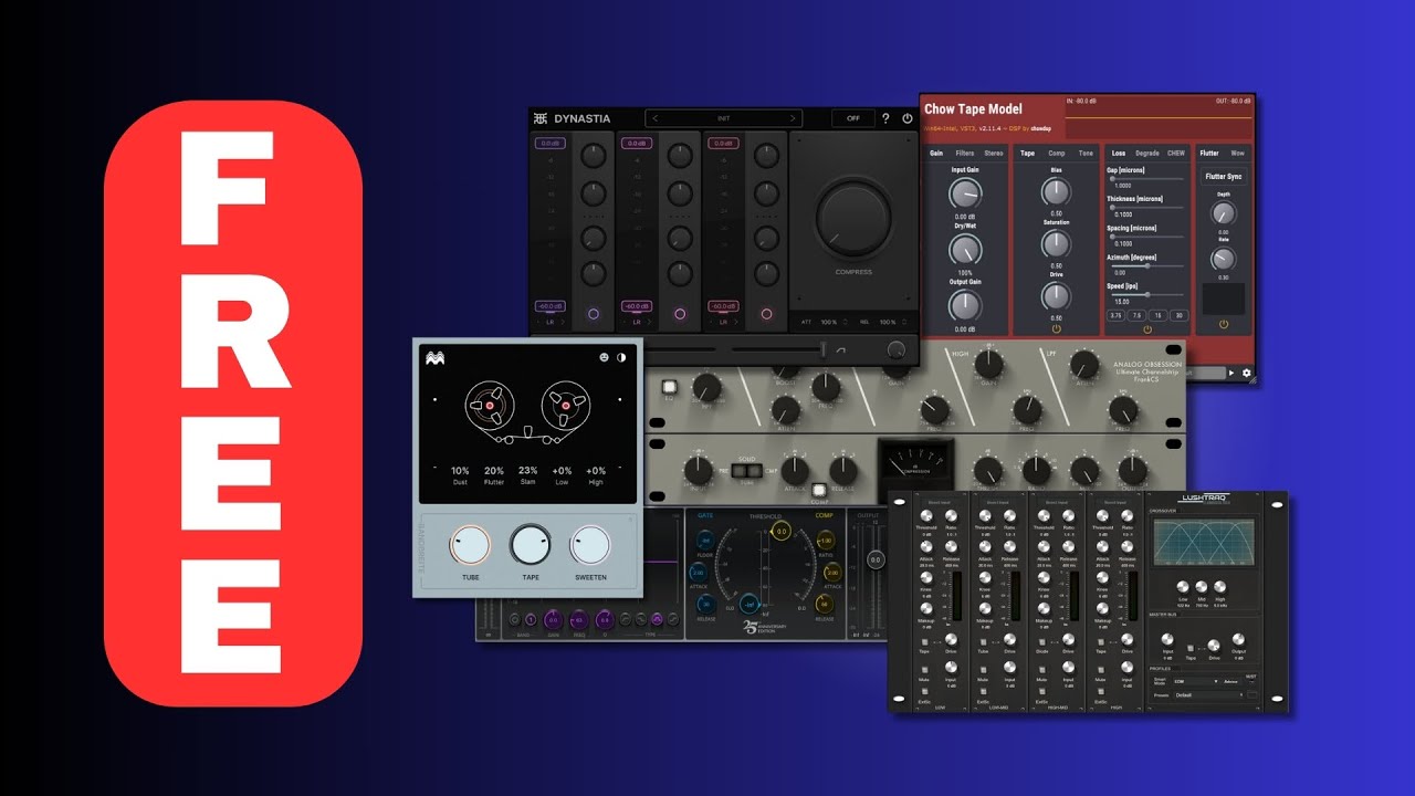 Some of the BEST FREE Plugins - Sound Demo - YouTube
