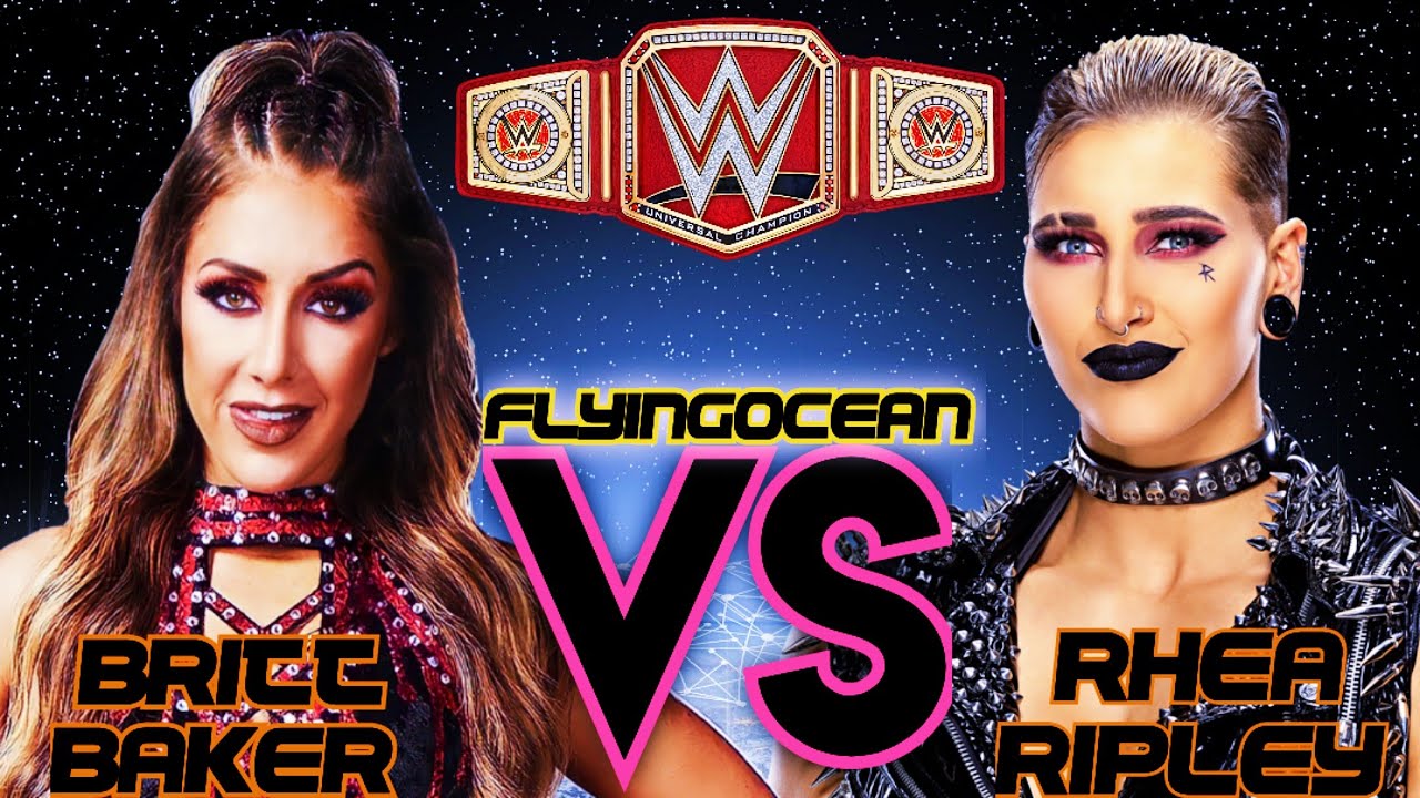WWE vs AEW - Rhea Ripley VS Dr. Britt Baker | WWE Women's Championship ...