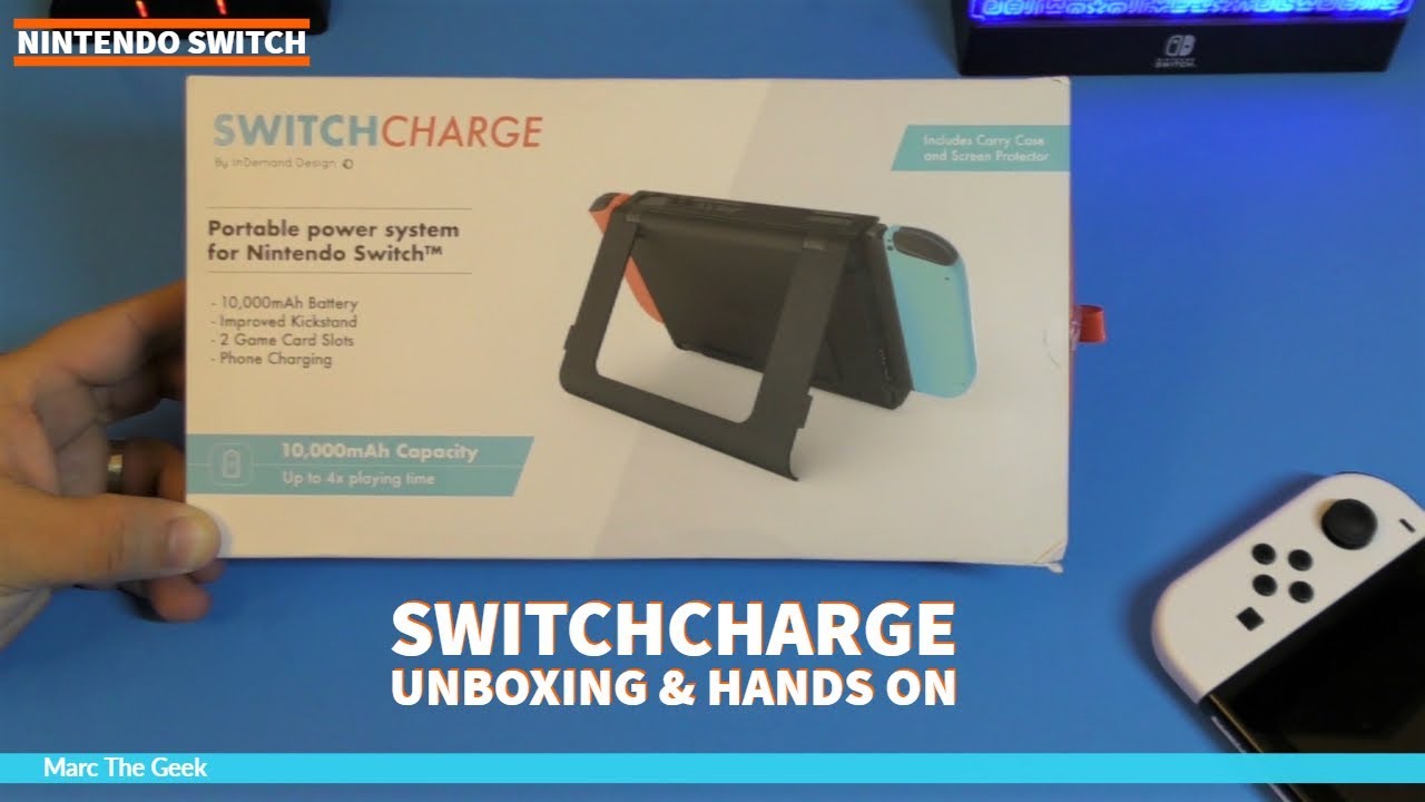Nintendo SwitchCharge Unboxing & Hands on - YouTube