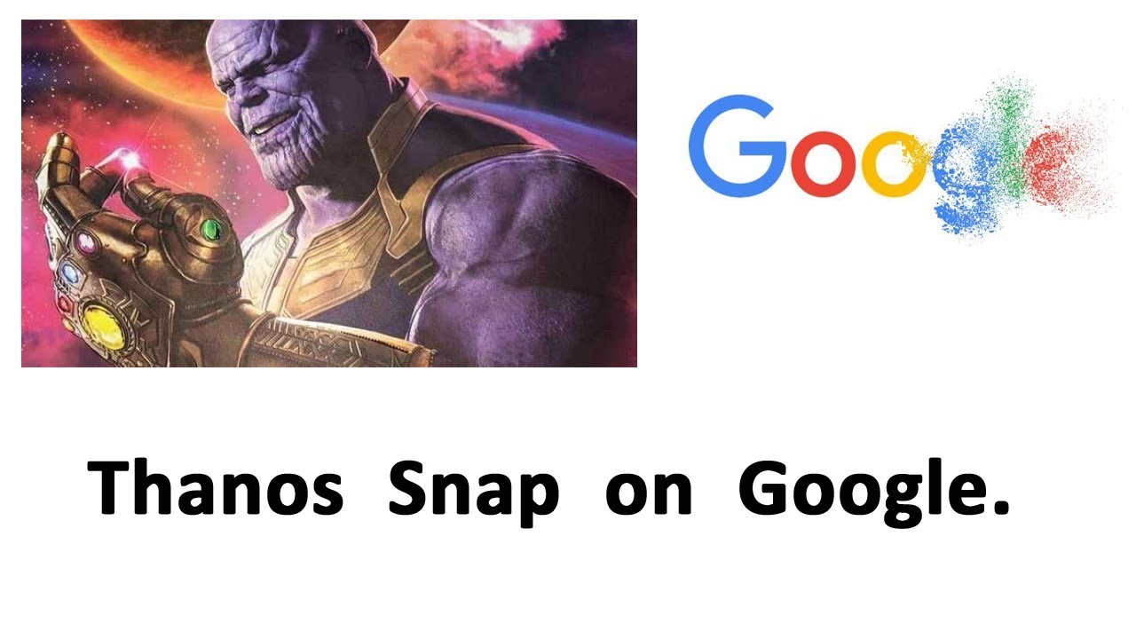 Thanos Snap On Google Avengers Endgame YouTube thanos-snap-on-google-avengers-endgame-youtube