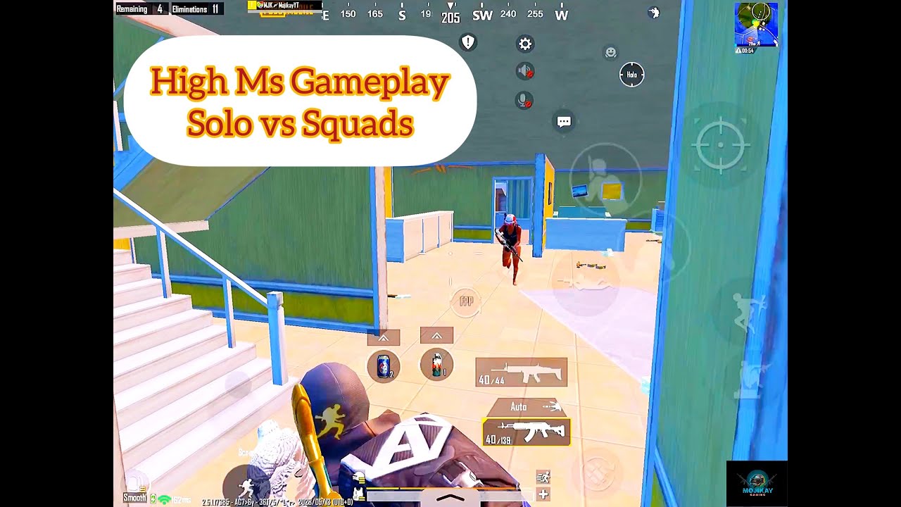 High ms gameplay, Solo vs Squads Chicken Licken - YouTube