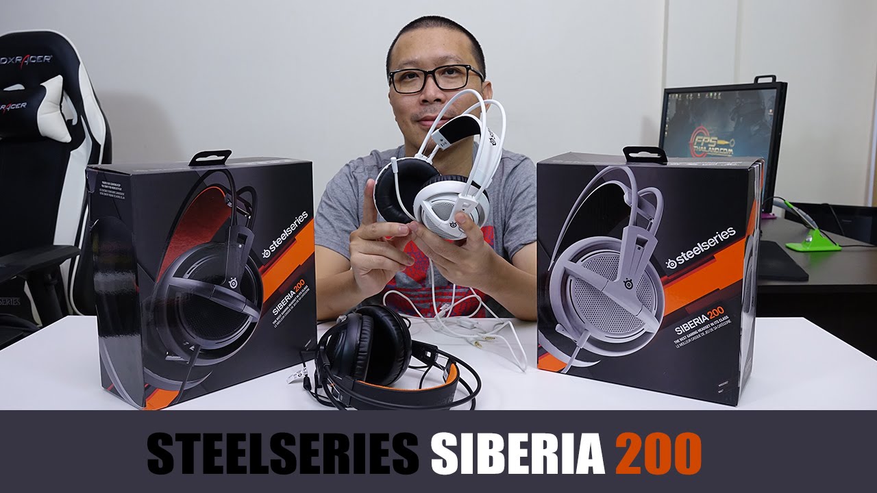 รีวิว: SteelSeries Siberia 200 [Black and White] - YouTube