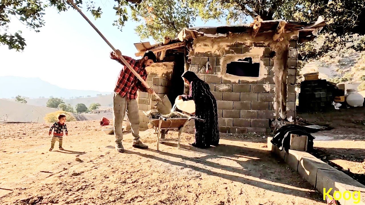 The nomadic man hesitated to return home to his wife and children - YouTube