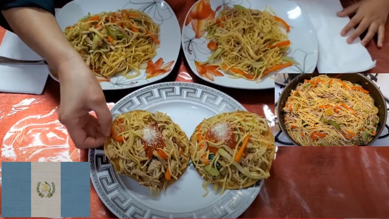 Como Hacer Chow Mein Con Pollo | Al Estilo Guatemalteco 🇬🇹 - YouTube