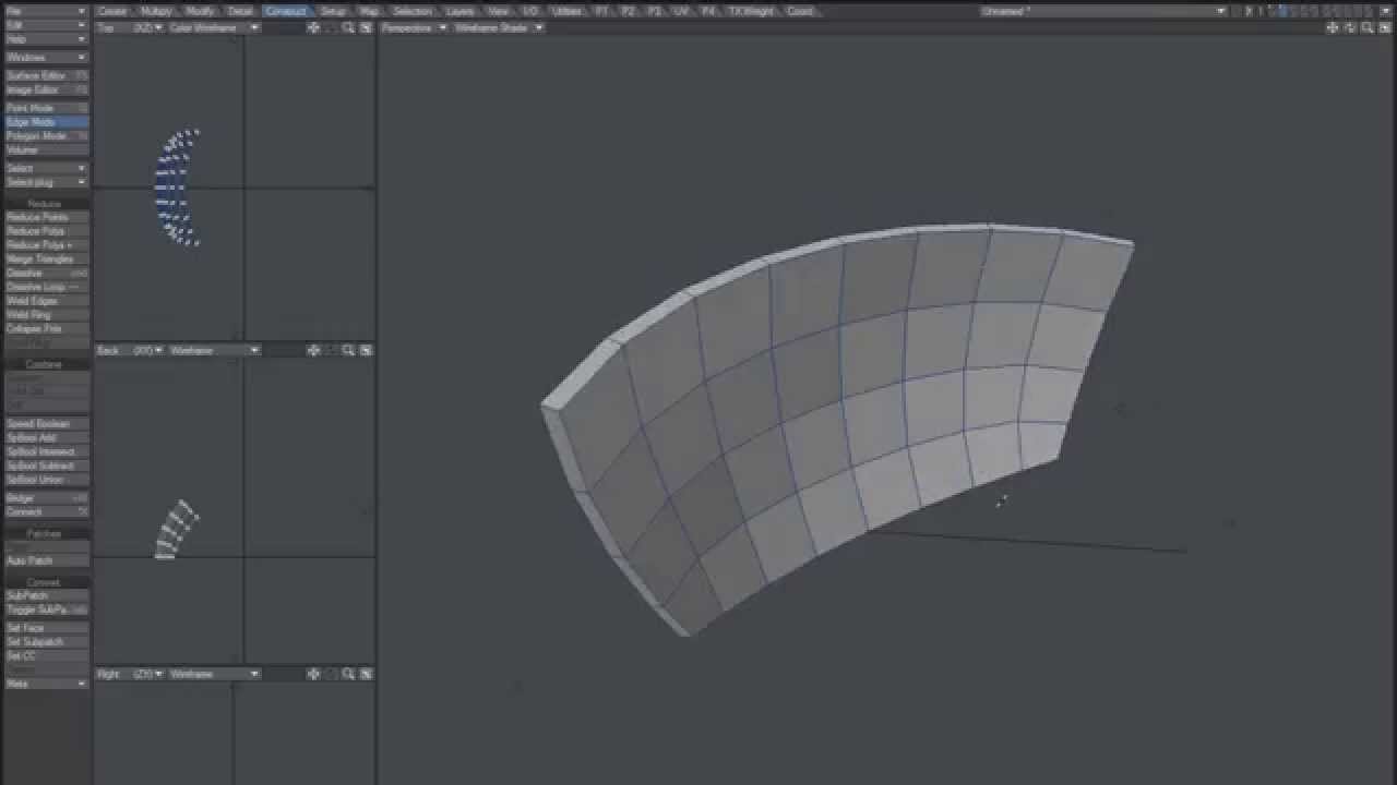 LightWave Model - Bridge, Close Gaps - YouTube