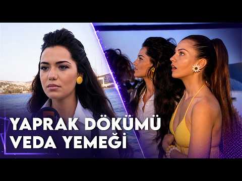Yaprak Dökümü ekibi sezon arası yemeğinde | Fahriye Evcen neler söyledi?