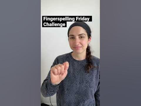 Receptive ASL Fingerspelling Practice - American Sign Language skill ...