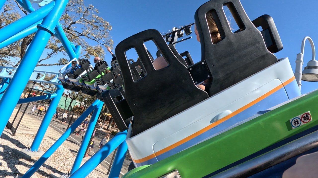 Beach Rescue Racer On-Ride POV at SeaWorld San Antonio - YouTube