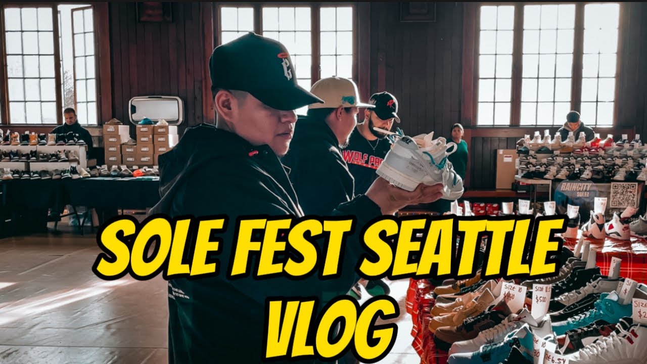Tenis Mas De $3,000 Dólares En Sole Fest in Seattle 2023 ( VLOG ) - YouTube