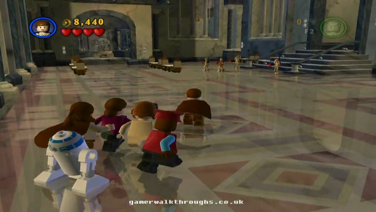 Lego star wars walkthrough - Retake theed palace [2/2] - YouTube