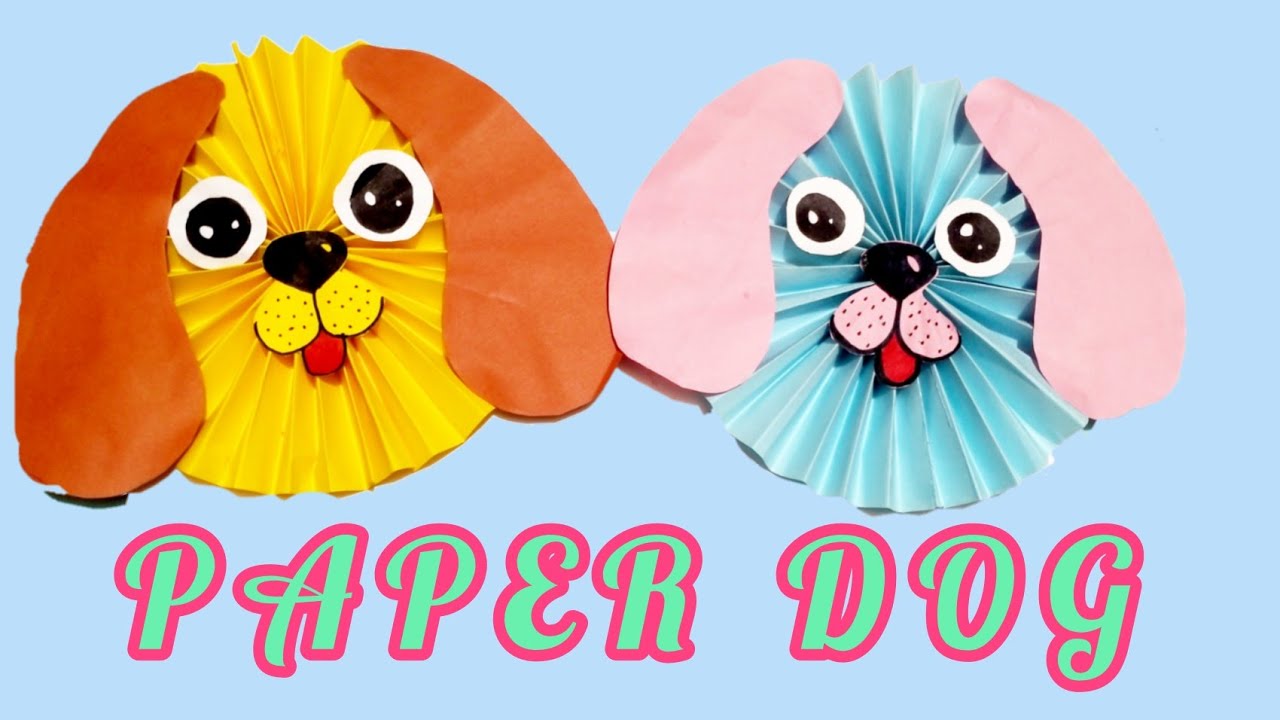 HOW TO MAKE DOG WITH PAPER // PAPER DOG #craft - YouTube