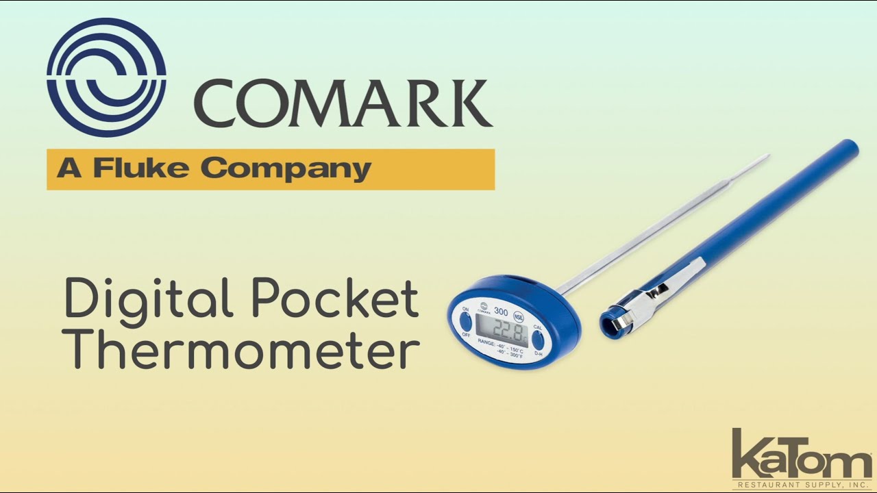 Comark Digital Pocket Thermometer (300) - YouTube