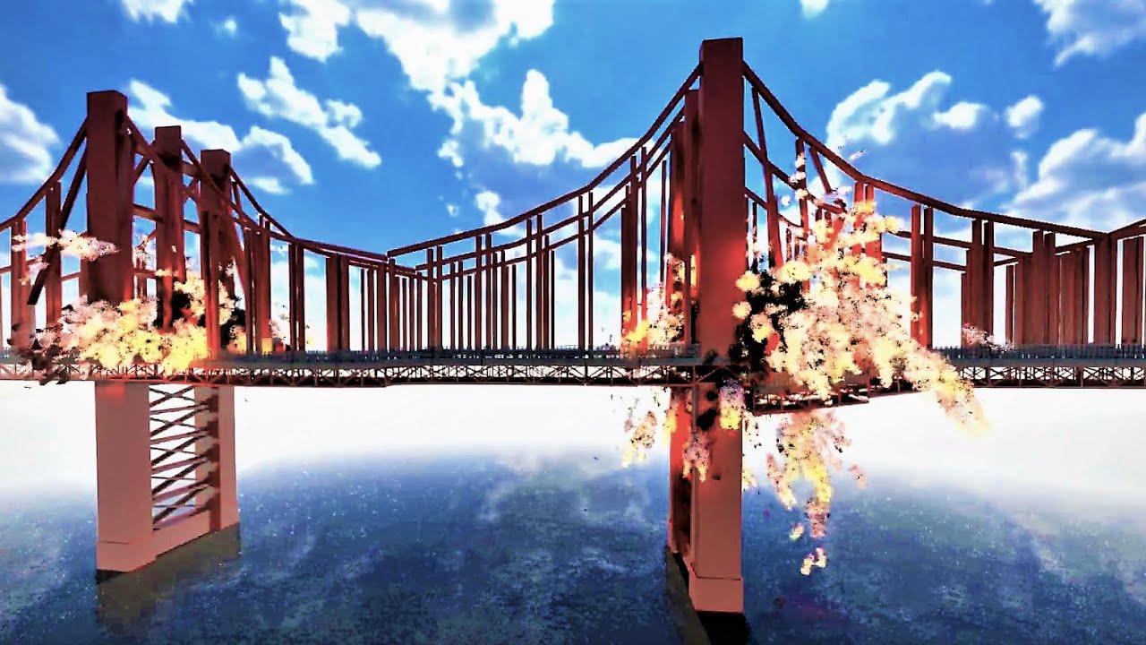 Destruction of the bridge | Teardown - YouTube