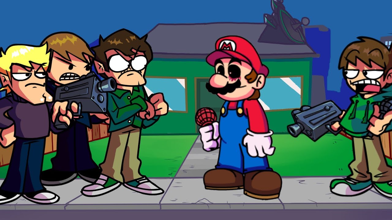 FNF Accelerant but it's Eduardo, Mario.EXE and Edd - YouTube