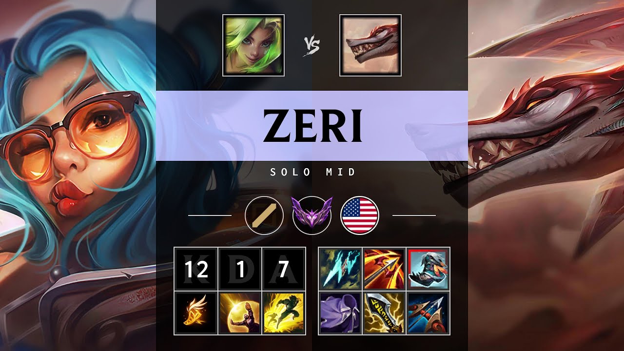 Zeri Mid vs Naafiri: Triple Kill, Legendary - NA Master Patch 25.S1.1 - YouTube