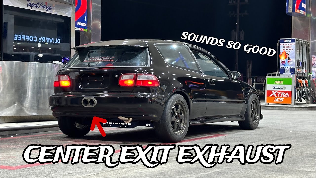 Making A Center Exit Exhaust For The HONDA CIVIC EG! - YouTube
