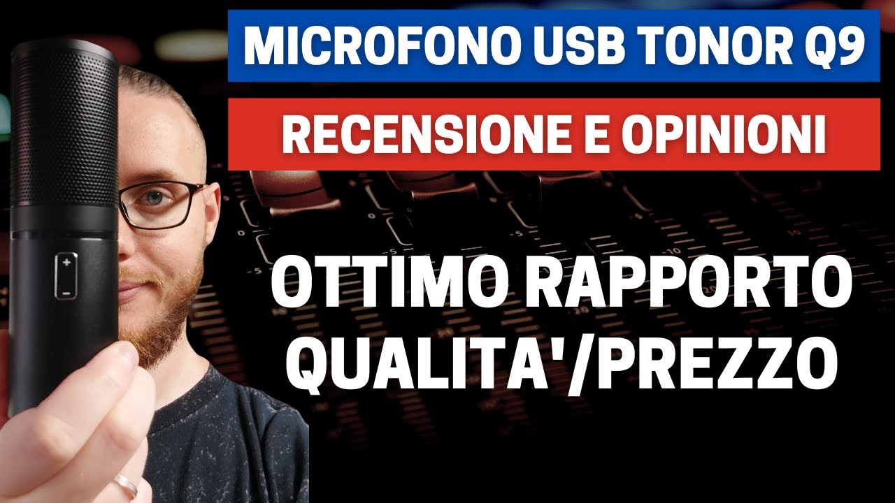 Microfono Economico ed Ottimo, TONOR Q9 - YouTube