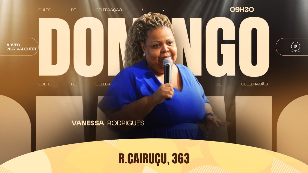 Domingo de Celebração | Vanessa Rodrigues | 20/04/25 - YouTube