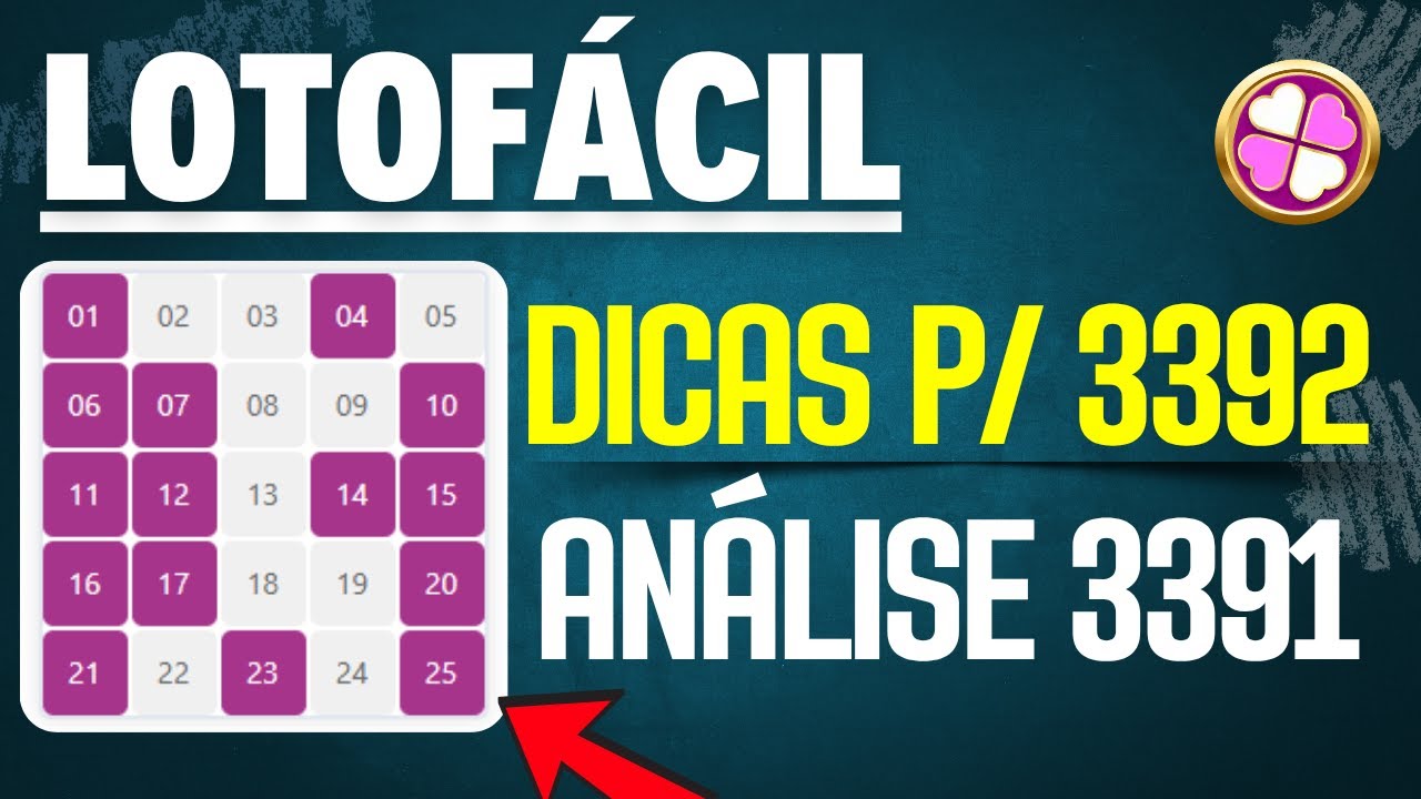 Dicas Lotofácil 3392 - Análise Resultado 3391 - YouTube