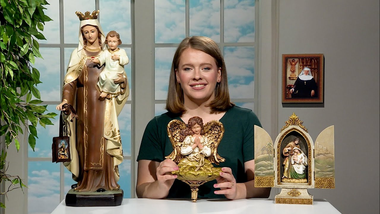 EWTN RELIGIOUS CATALOGUE - 2024-07-15 - OUR LADY OF MT CARMEL STATUE ...