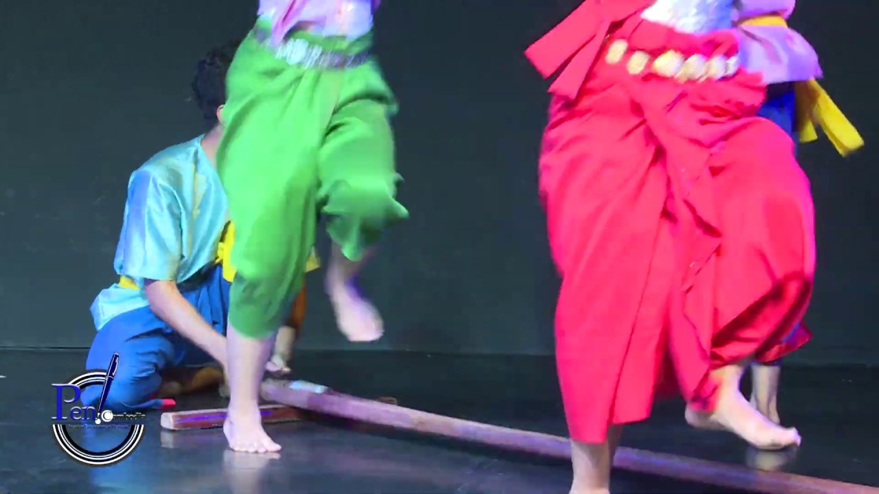 The traditional Khmer dance performance, called the crap dance or ...