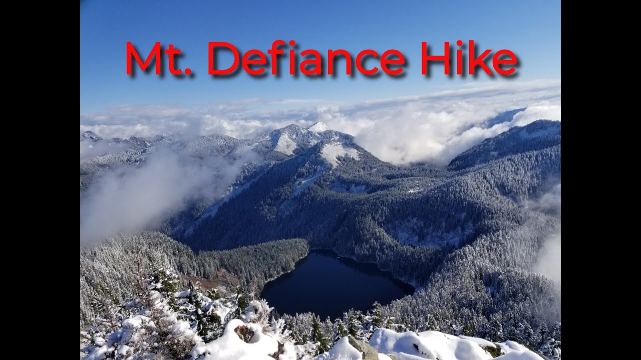 Mt Defiance, WA snow hike - YouTube