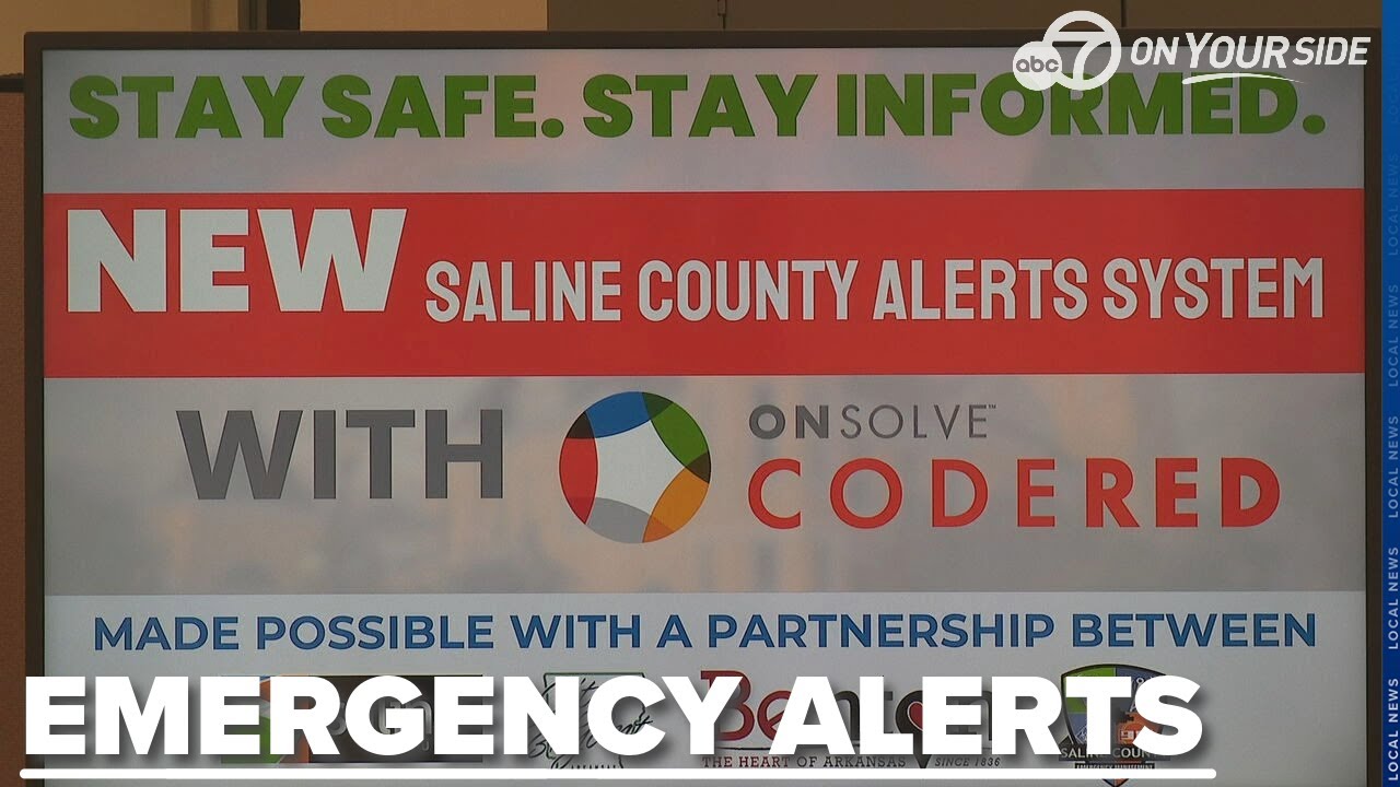 Saline County introduces new emergency alert system - YouTube
