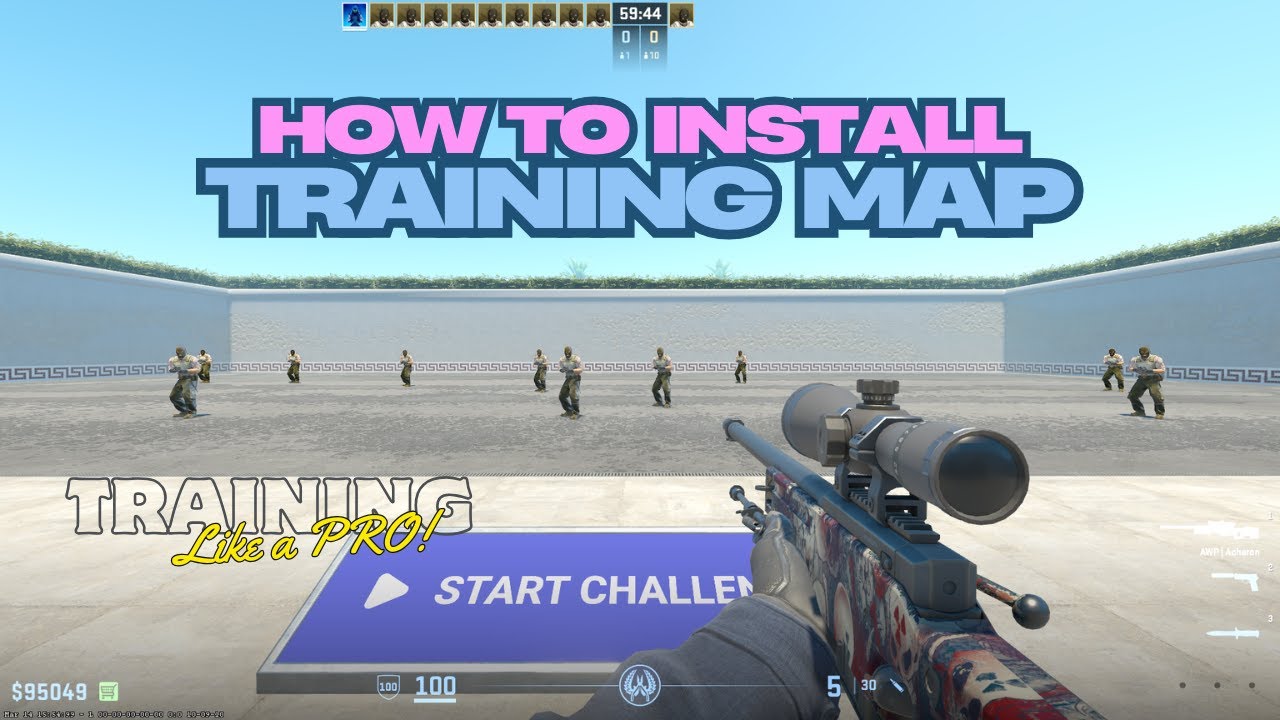 How to Install a Workshop Map in CS2 - Pro Gamer Practice MAP! - YouTube